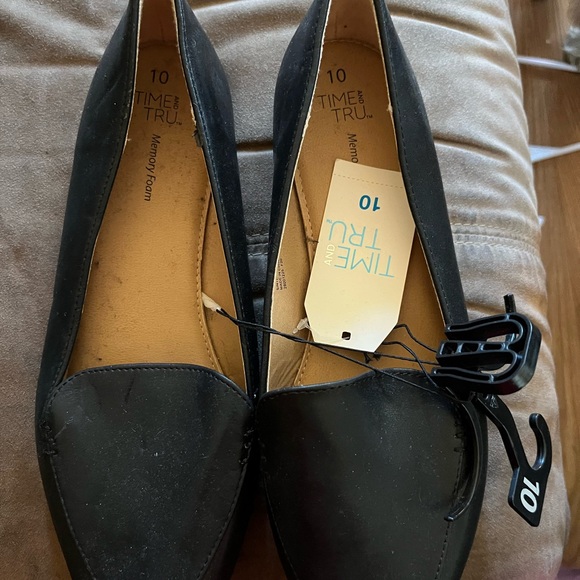 Time and Tru | Shoes | Time And Tru Classic Black Slipon Shoes | Poshmark